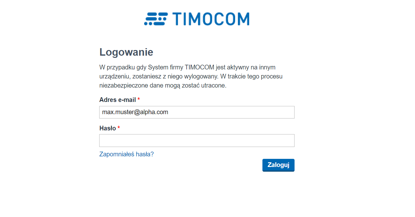 Konwersja na weblogin